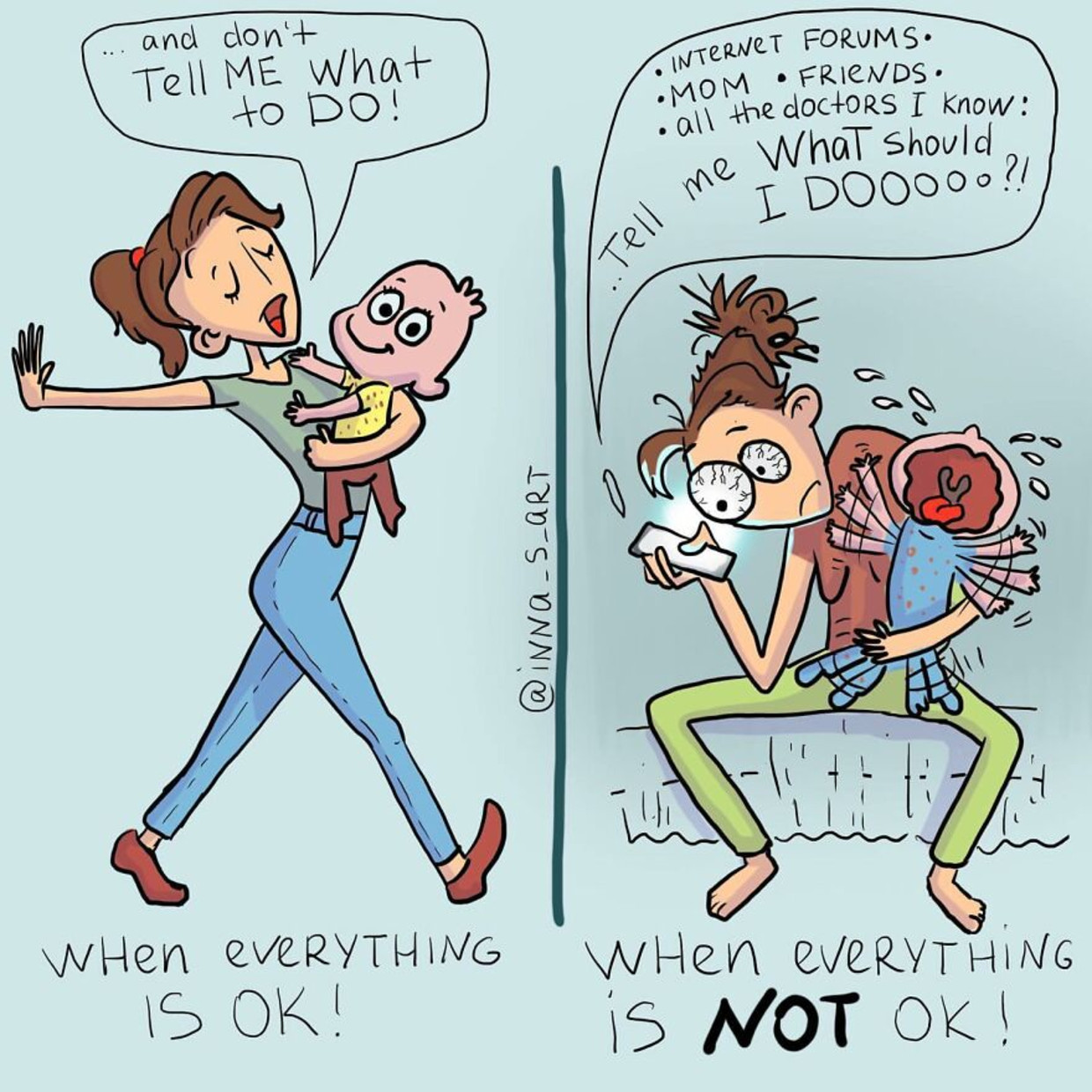 15 goudeerlijke cartoons over het leven met een baby - Ouders van Nu